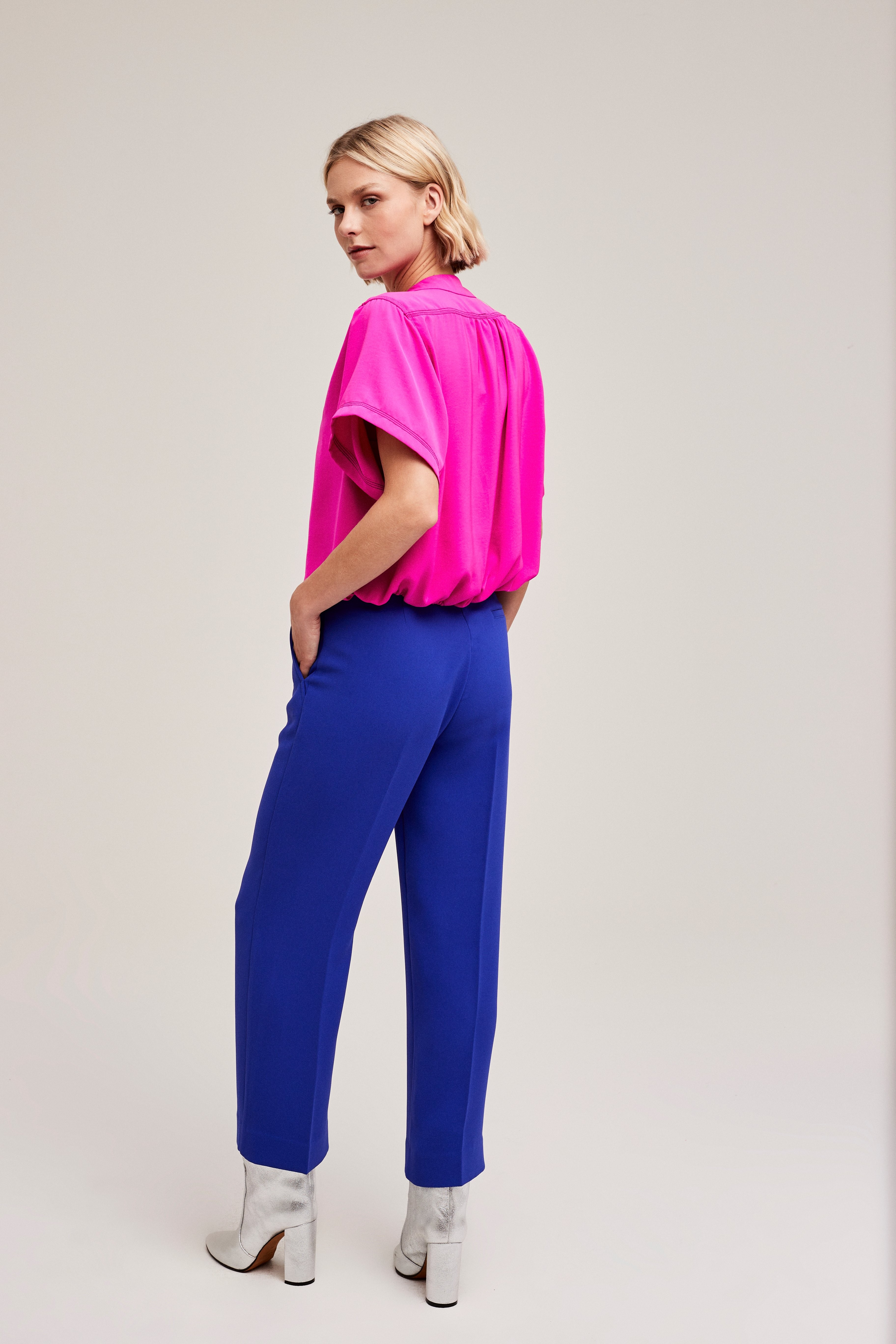 TONKS - enkel broek - paars | CKS Fashion